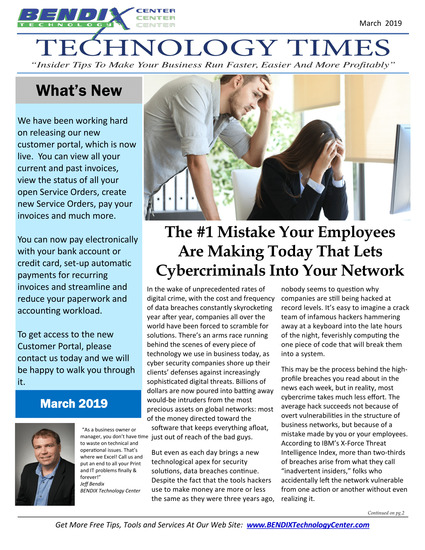 Newsletters | BENDIX imaging, Inc.